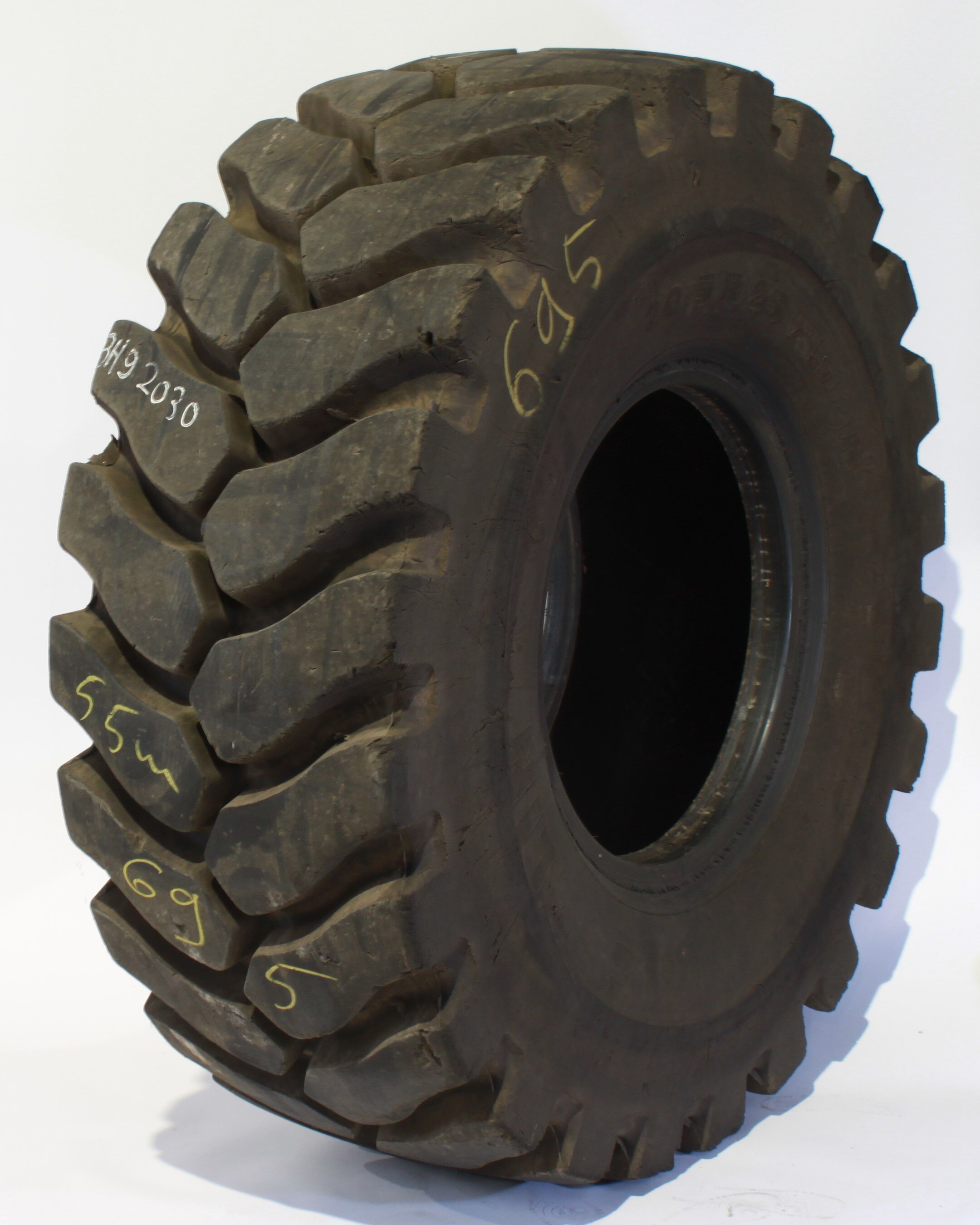 20.5R25 USED MICHELIN XLD D2 A * L-5 TL 58MM 81% 3H9-2030 1X REP | Heuver